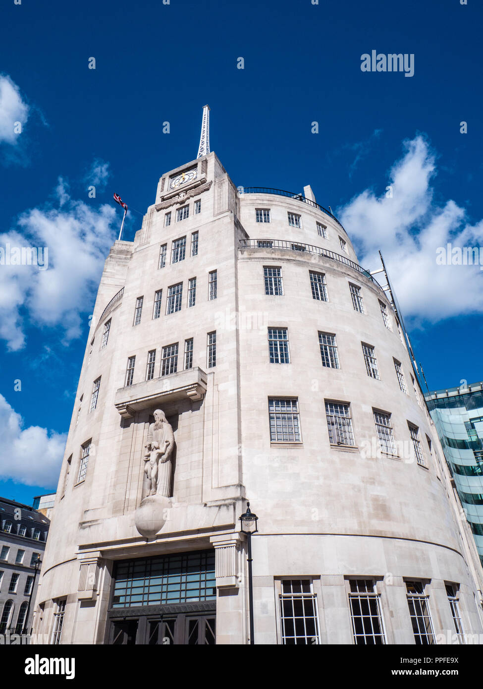 Bbc television centre bbc broadcasting house hi-res stock photography ...