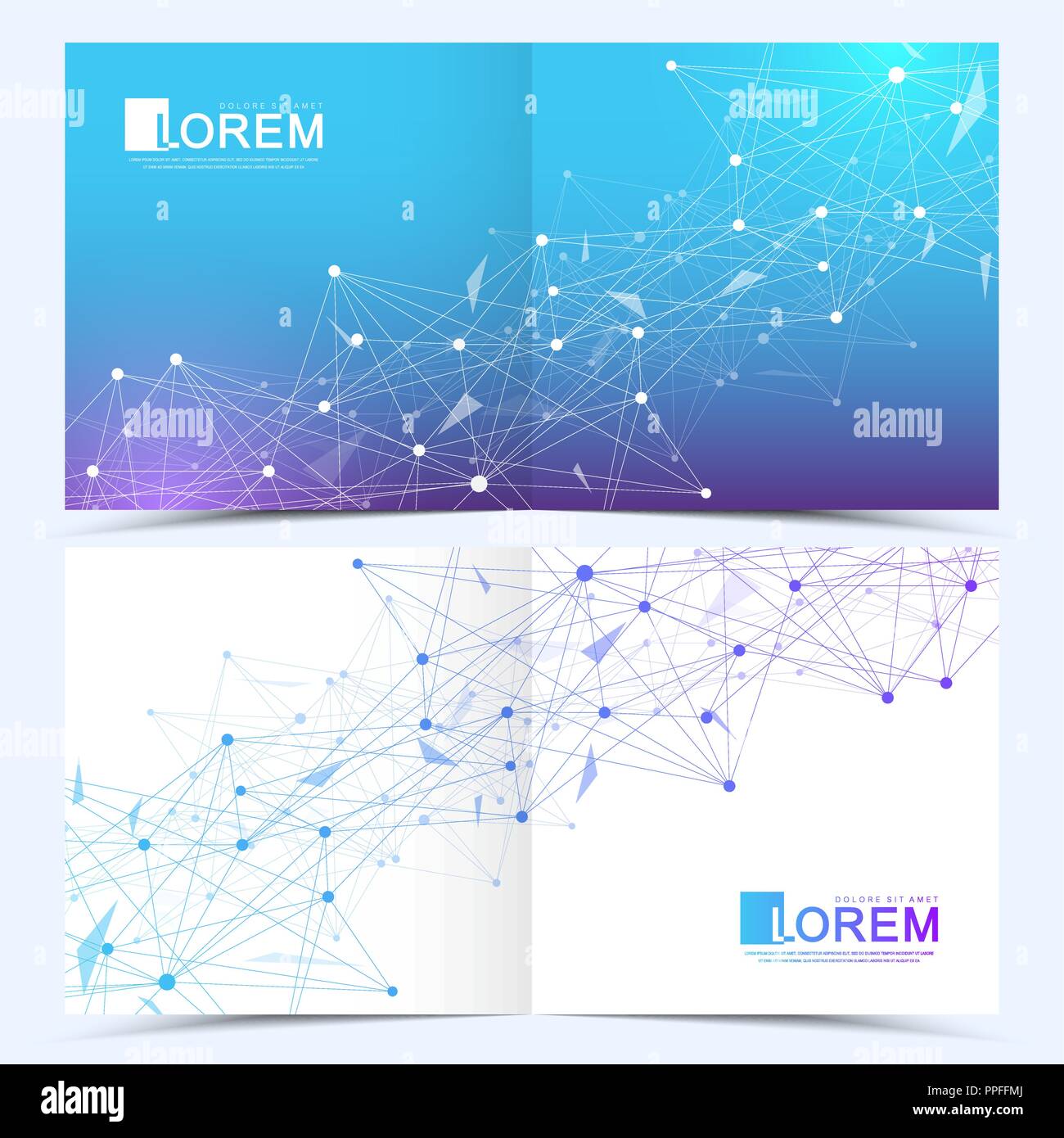 Modern vector templates for square cover brochure, flyer, catalog ...
