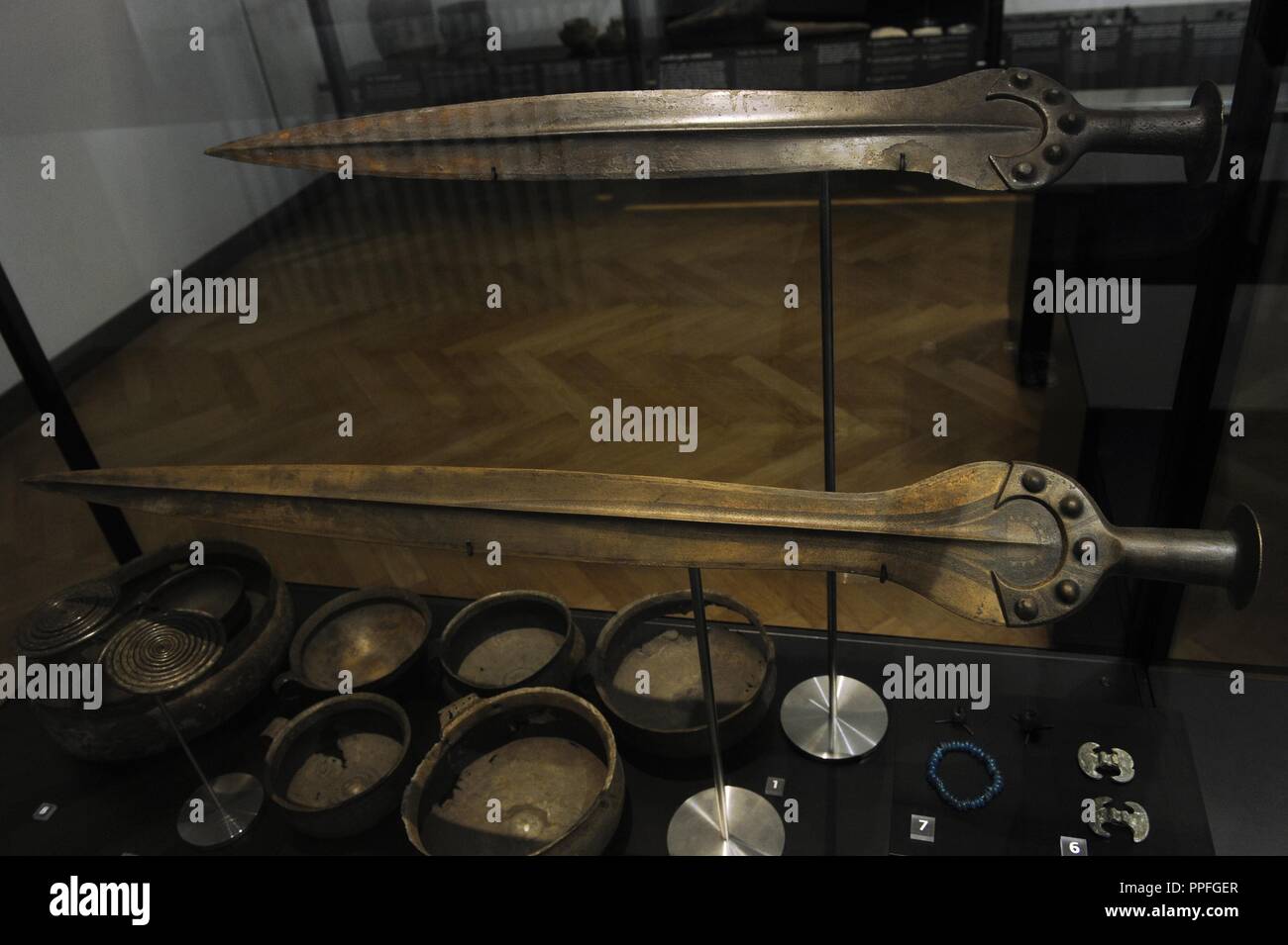 Swords from Hungary or Romania. Stensgard and Torupgarde, Lolland. C ...