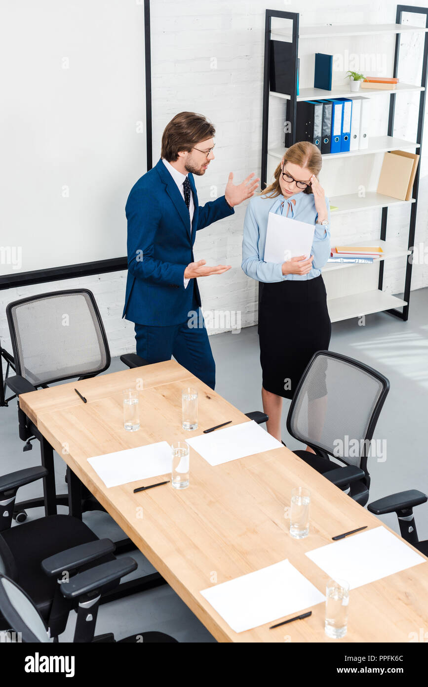 Angry people conference room hi-res stock photography and images - Alamy
