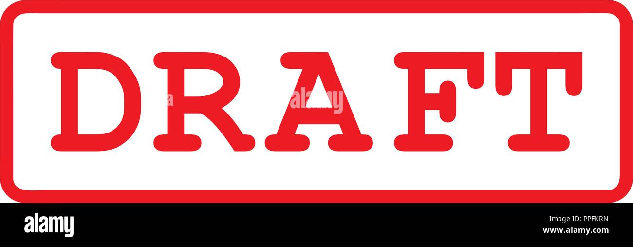 Draft version hi-res stock photography and images - Alamy