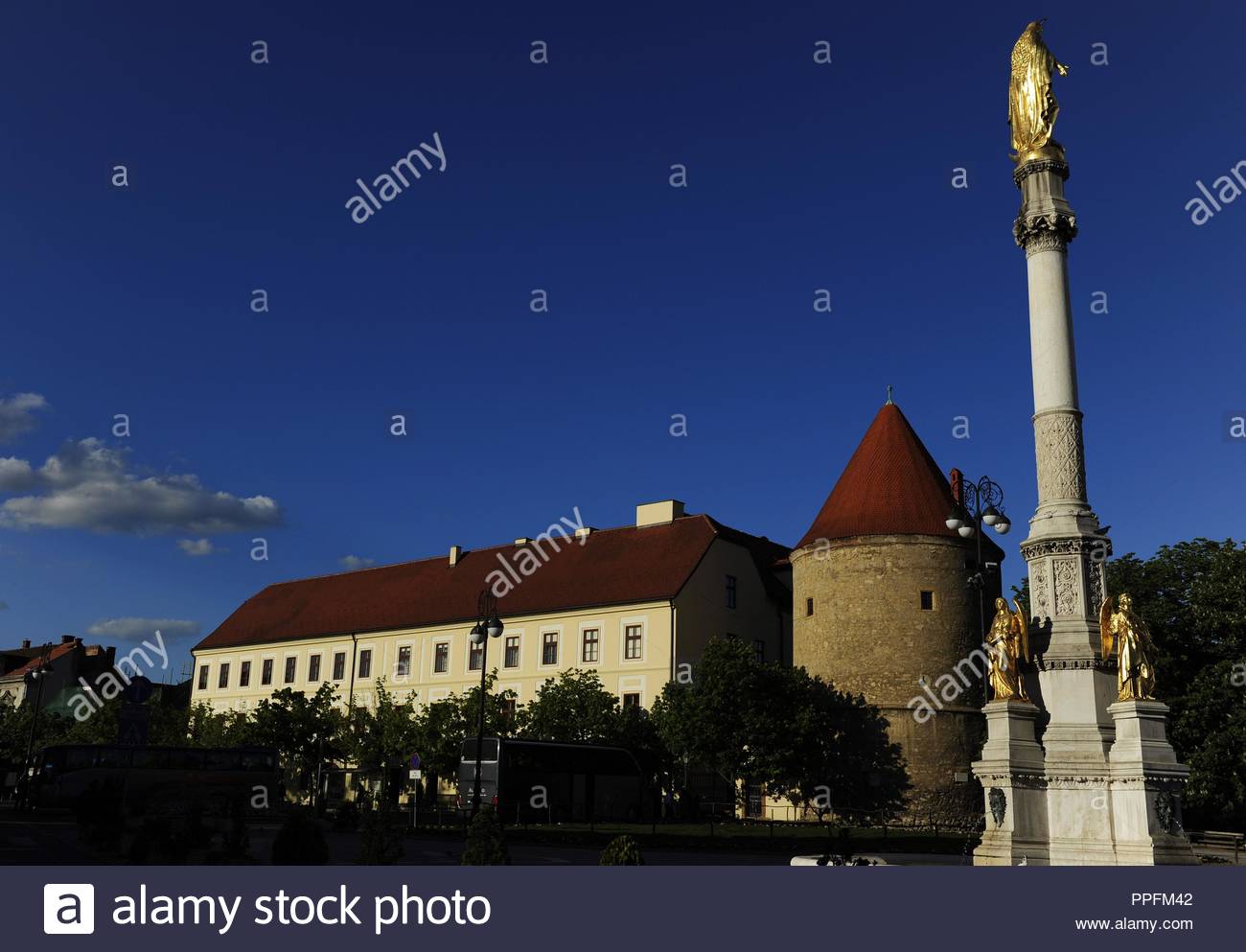 Croatia Zagreb Kaptol Square Virgin Stock Photos & Croatia Zagreb ...