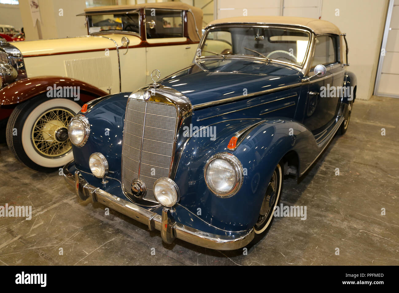 ISTANBUL, TURKEY - JULY 01, 2018: Mercedes display at Istanbul Classic ...