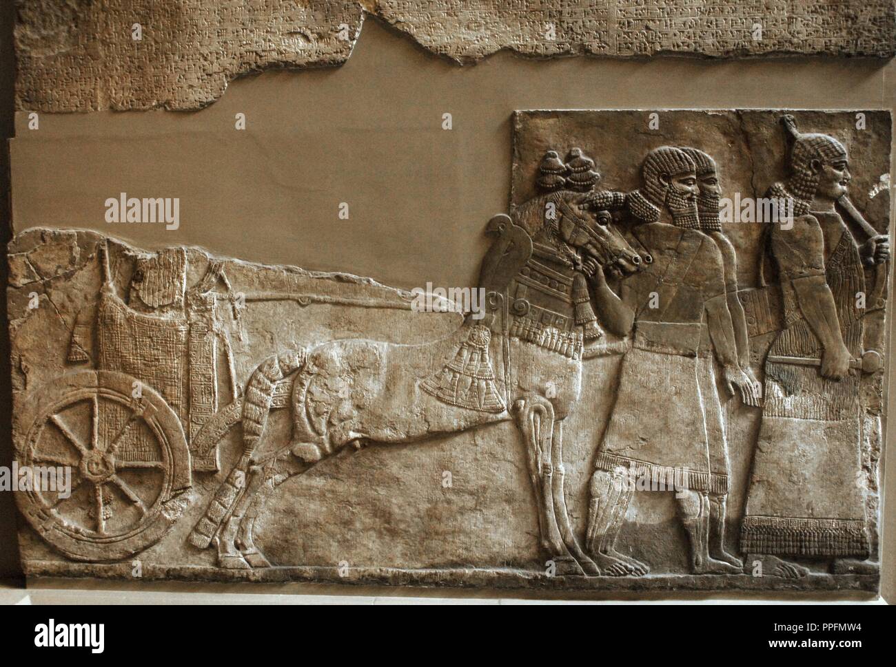 Stone panel from the Central Palace of Tiglath-pileser III. Nimrud ...