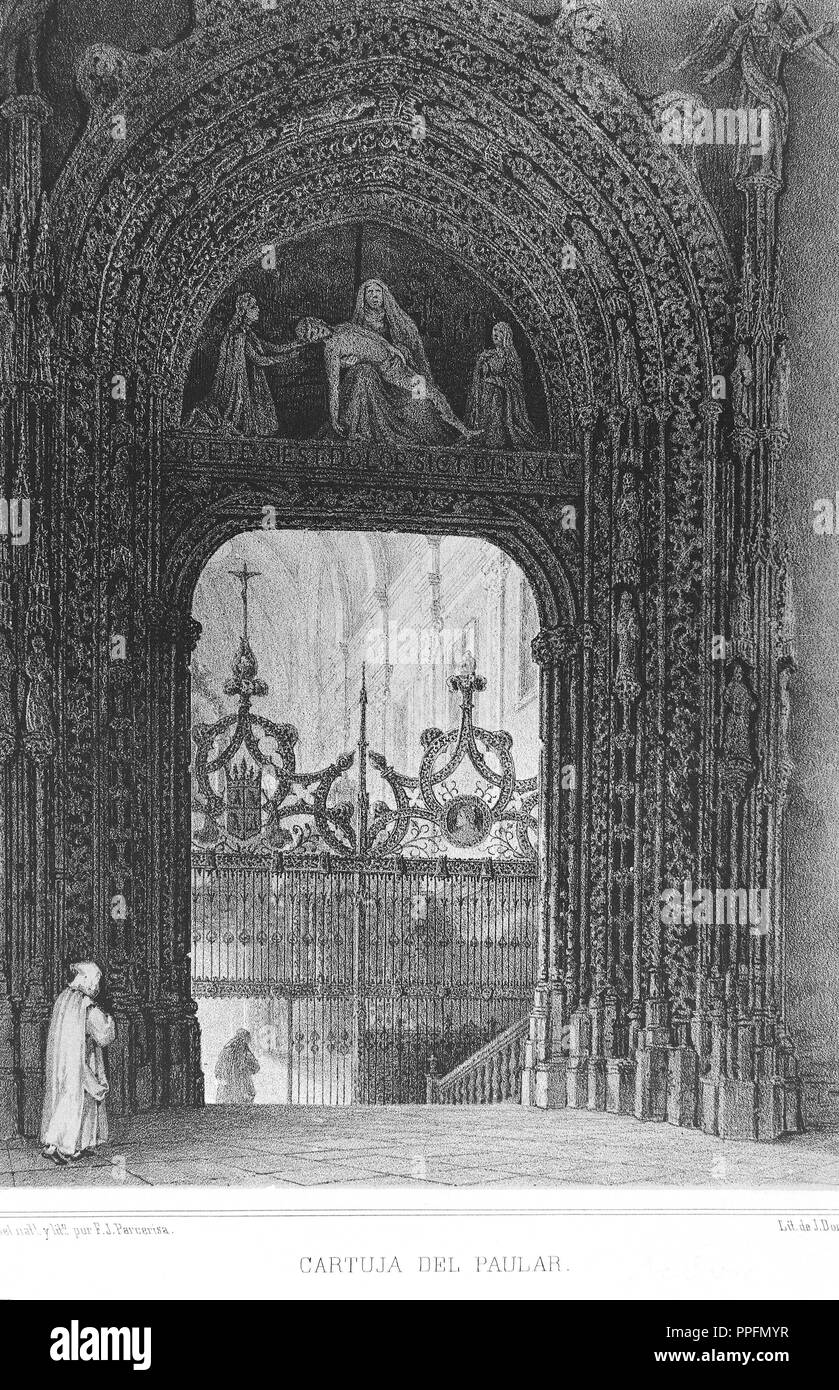 PORTADA DE LA IGLESIA DEL MONASTERIO DE SANTA MARIA DEL PAULAR DEL ...