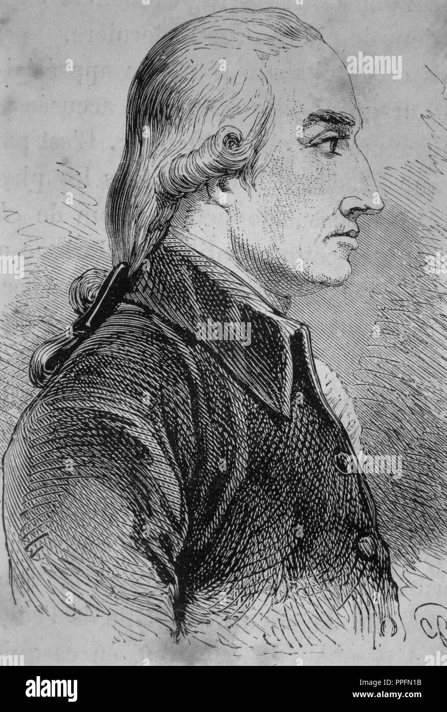 Joseph Black (1728-1799). Scottish Physician, physicist and chemist ...