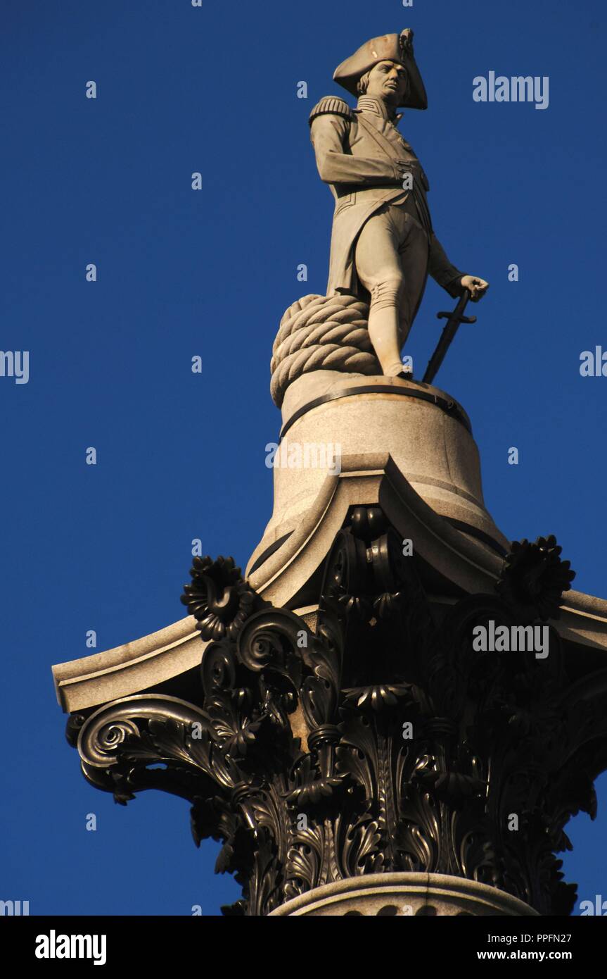 Nelson's Column (1840-1843). Designed by William Railton (1800-1877 ...