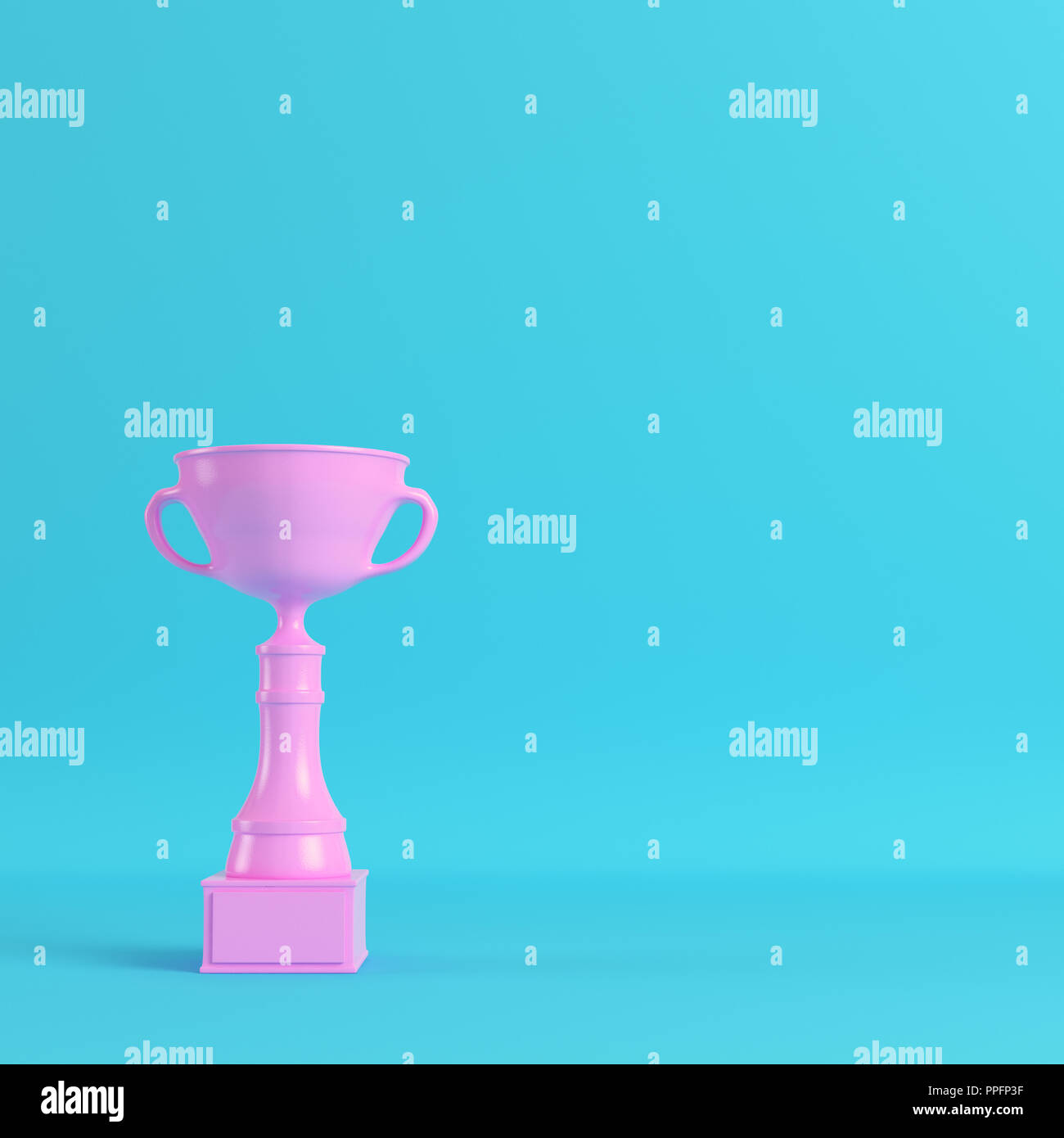 Cup Trophy Blue Background Stock Photos & Cup Trophy Blue Background ...
