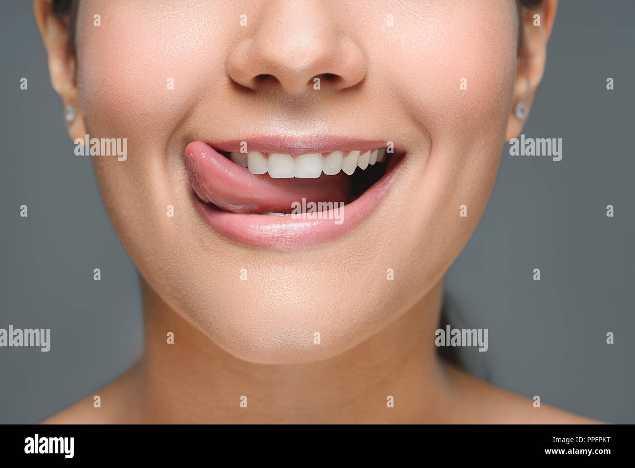 Tooth sticking out hi-res stock photography and images - Alamy
