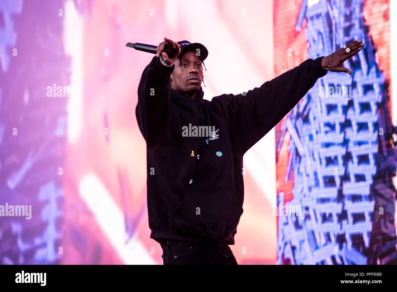 Leeds Festival - Day 2 - Performances Featuring: Travis Scott Where ...