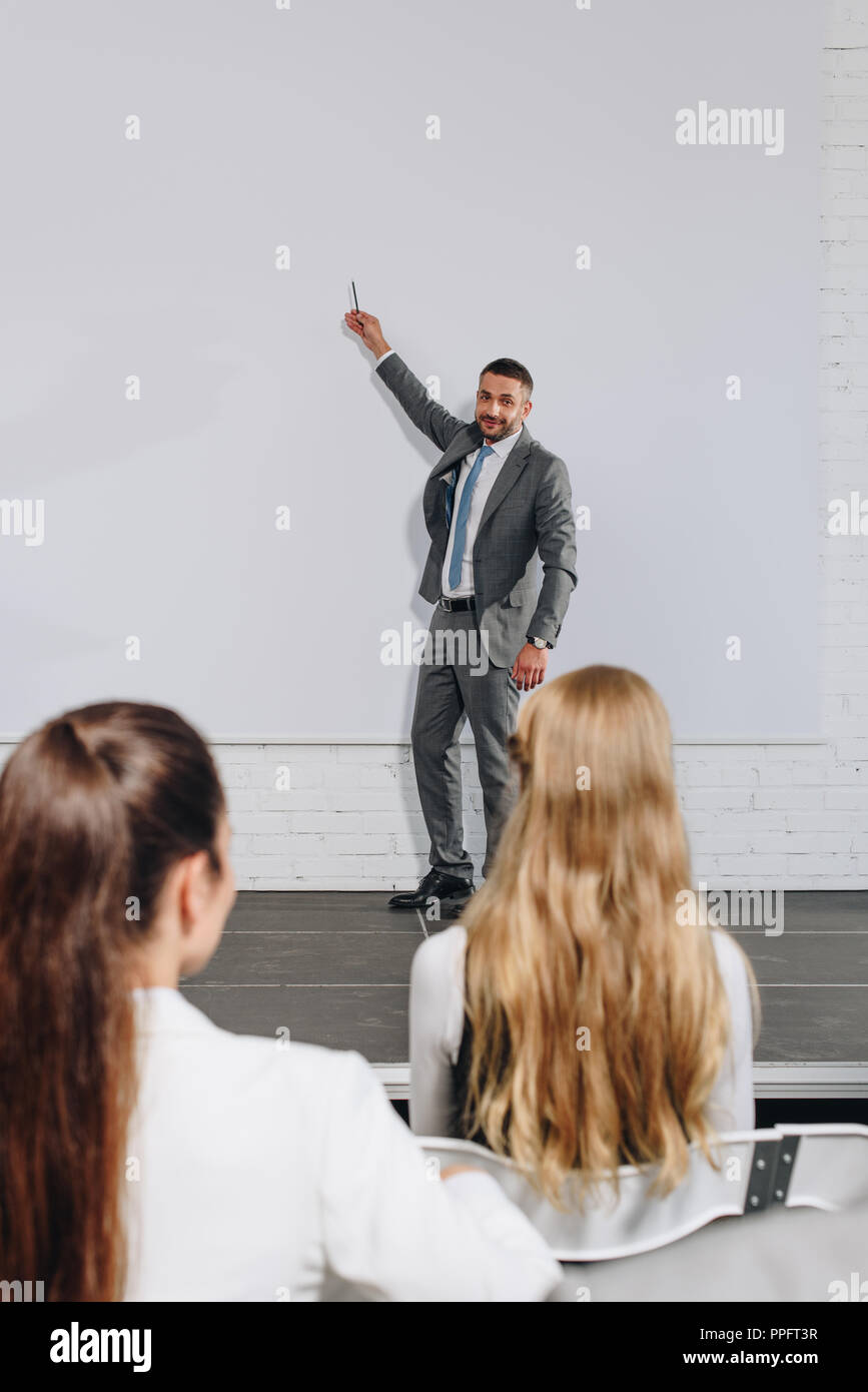 Coach pointing hi-res stock photography and images - Alamy