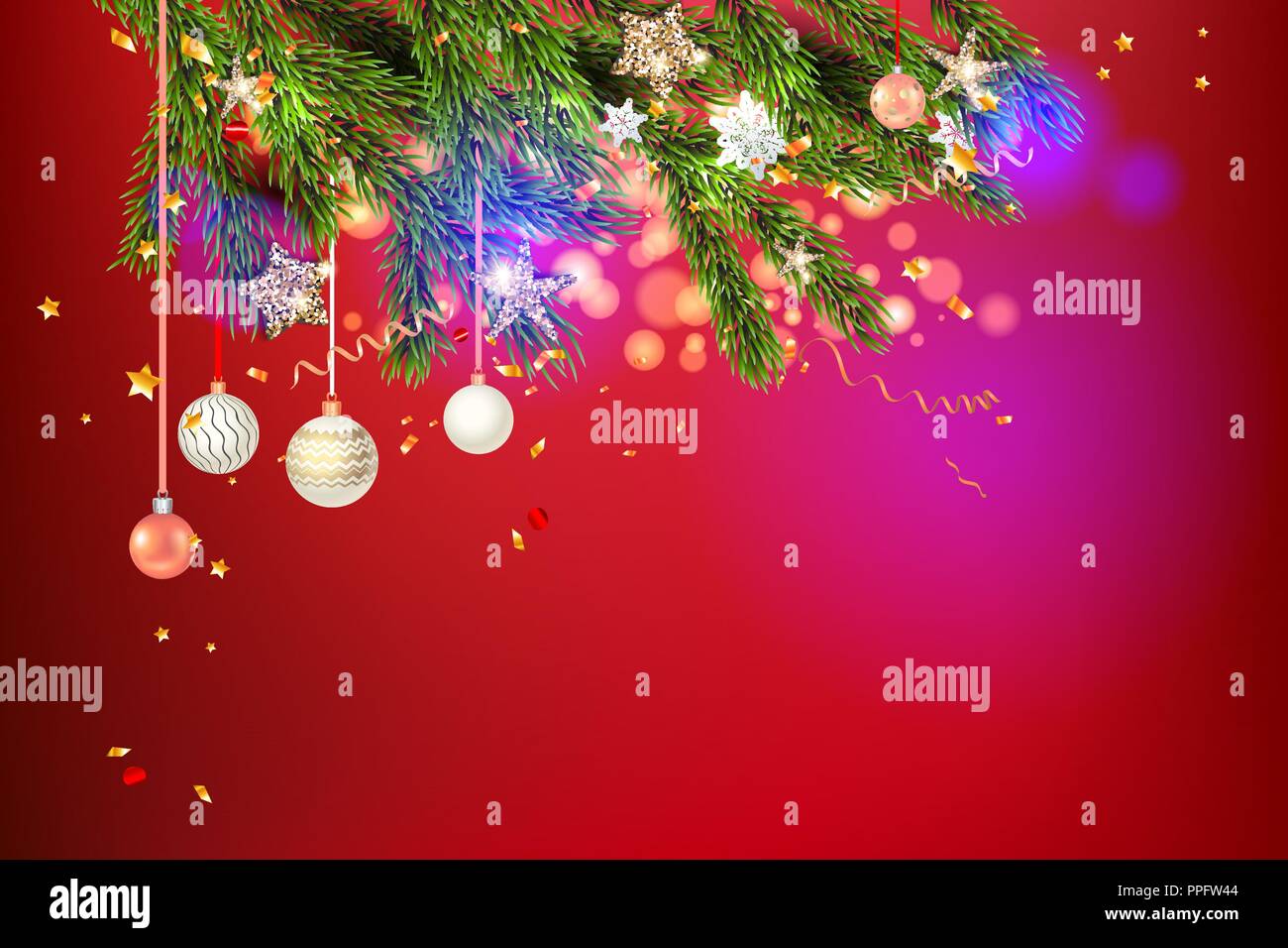 Beautiful holiday balls Stock Vector Image & Art - Alamy
