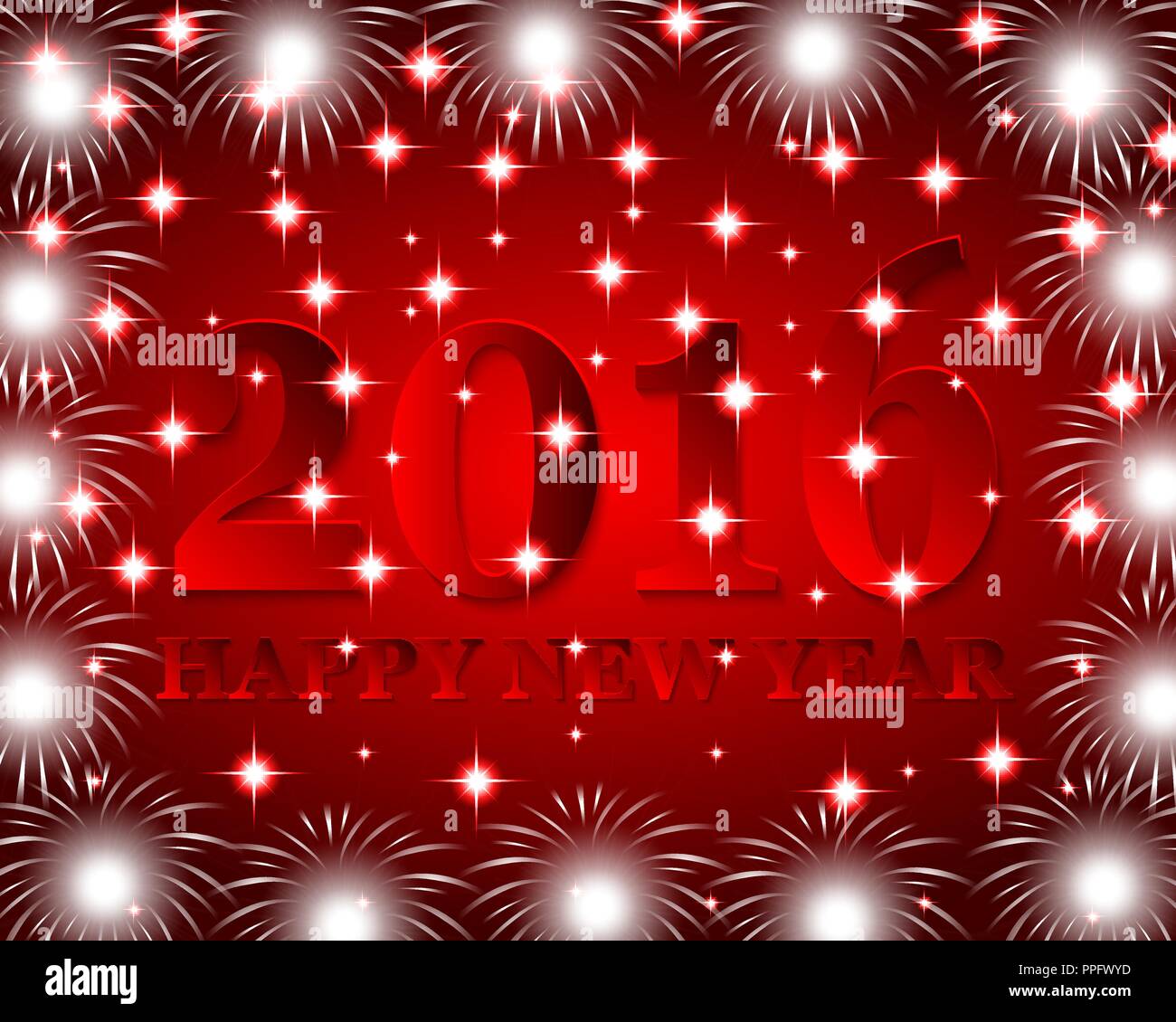 Year 2016 Stock Vector Images - Alamy