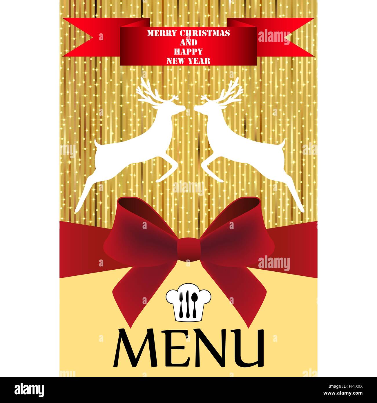 Cutlery golden spoon Stock Vector Images - Alamy