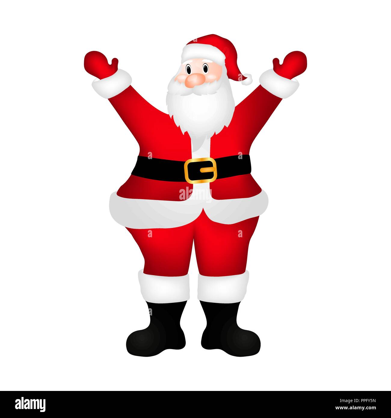 Santa clause vector vectors Cut Out Stock Images & Pictures - Alamy
