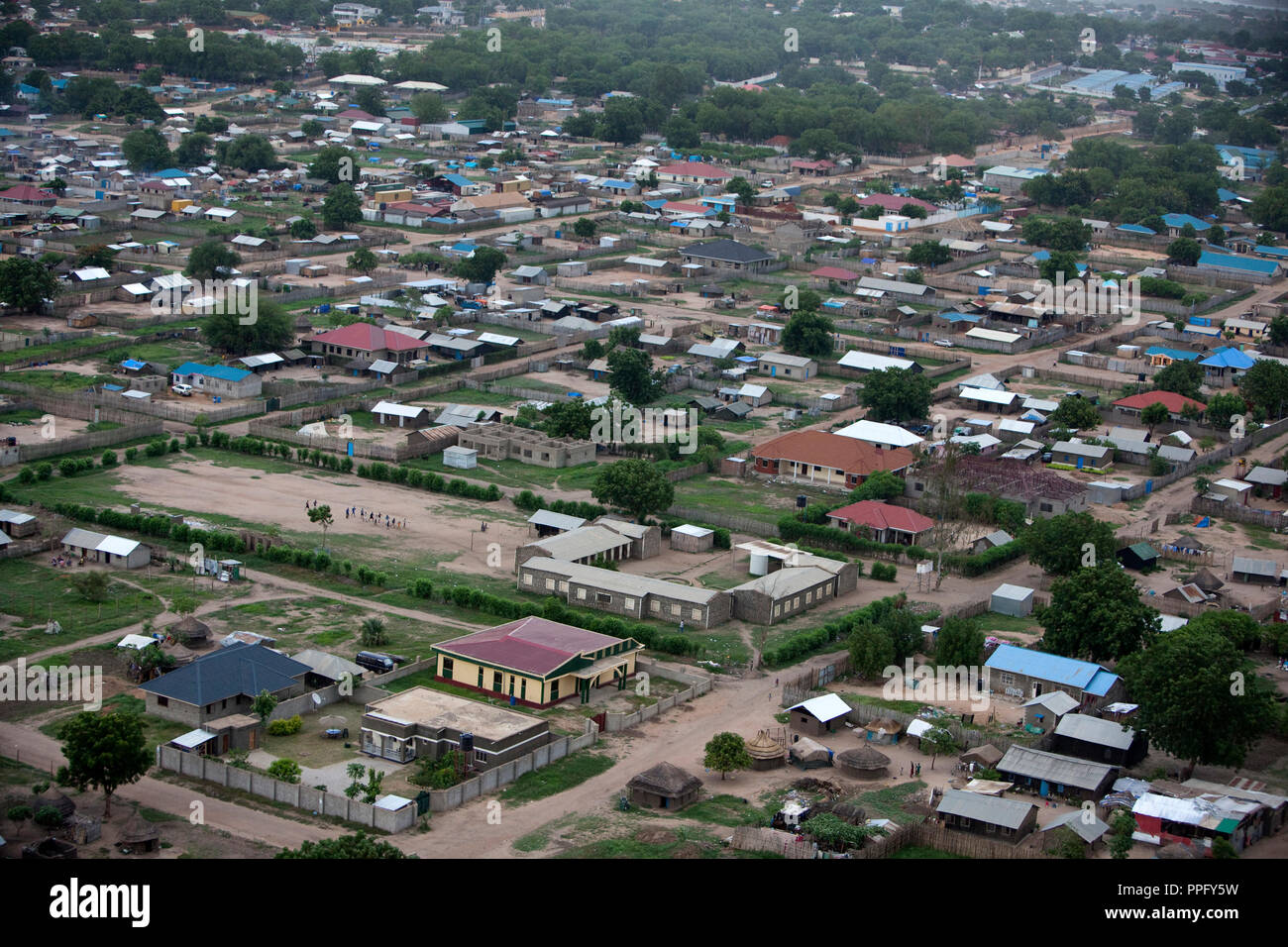 Africa south sudan aerial view hi-res stock photography and images - Alamy