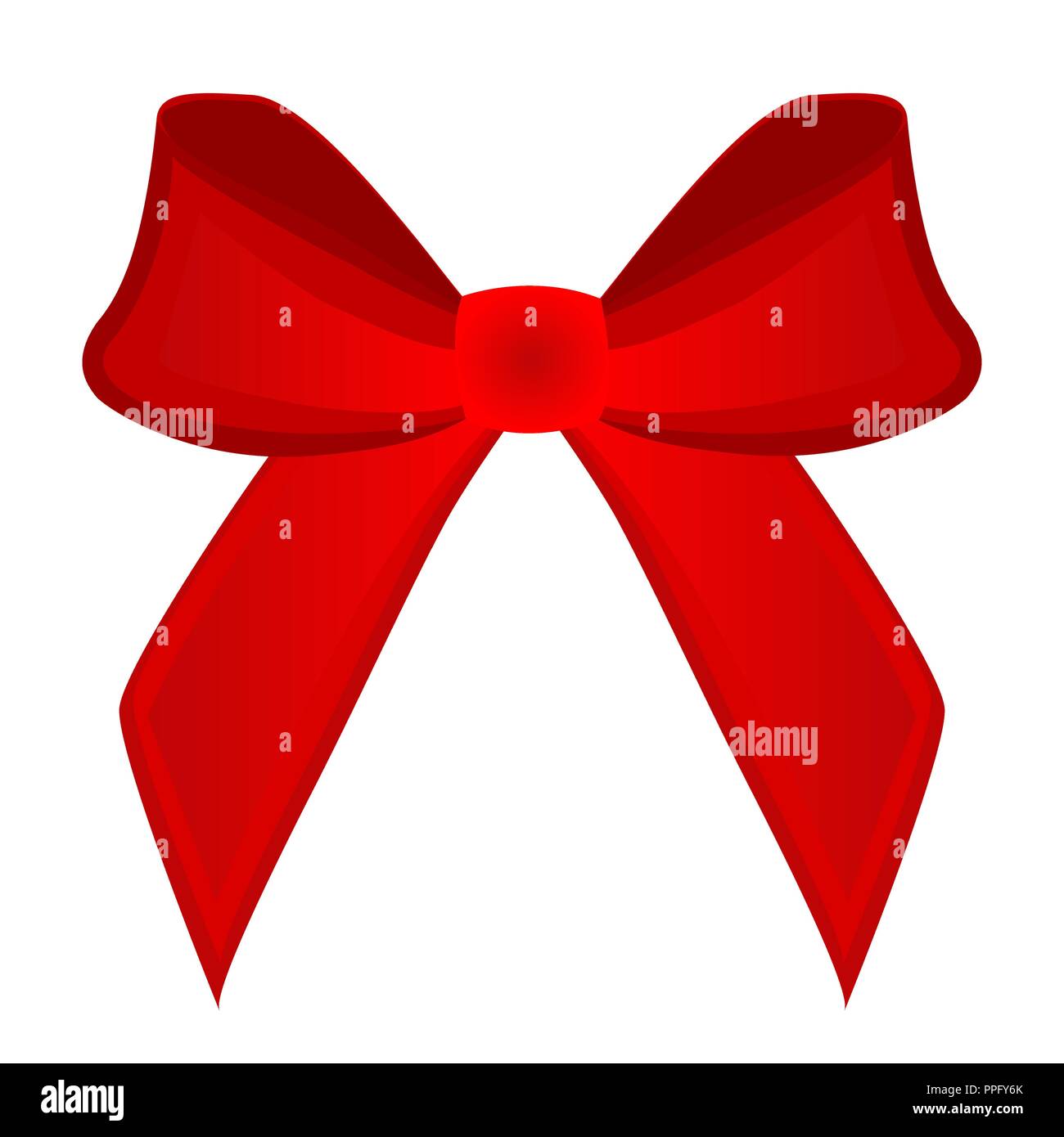 bow on a white background Stock Vector Image & Art - Alamy