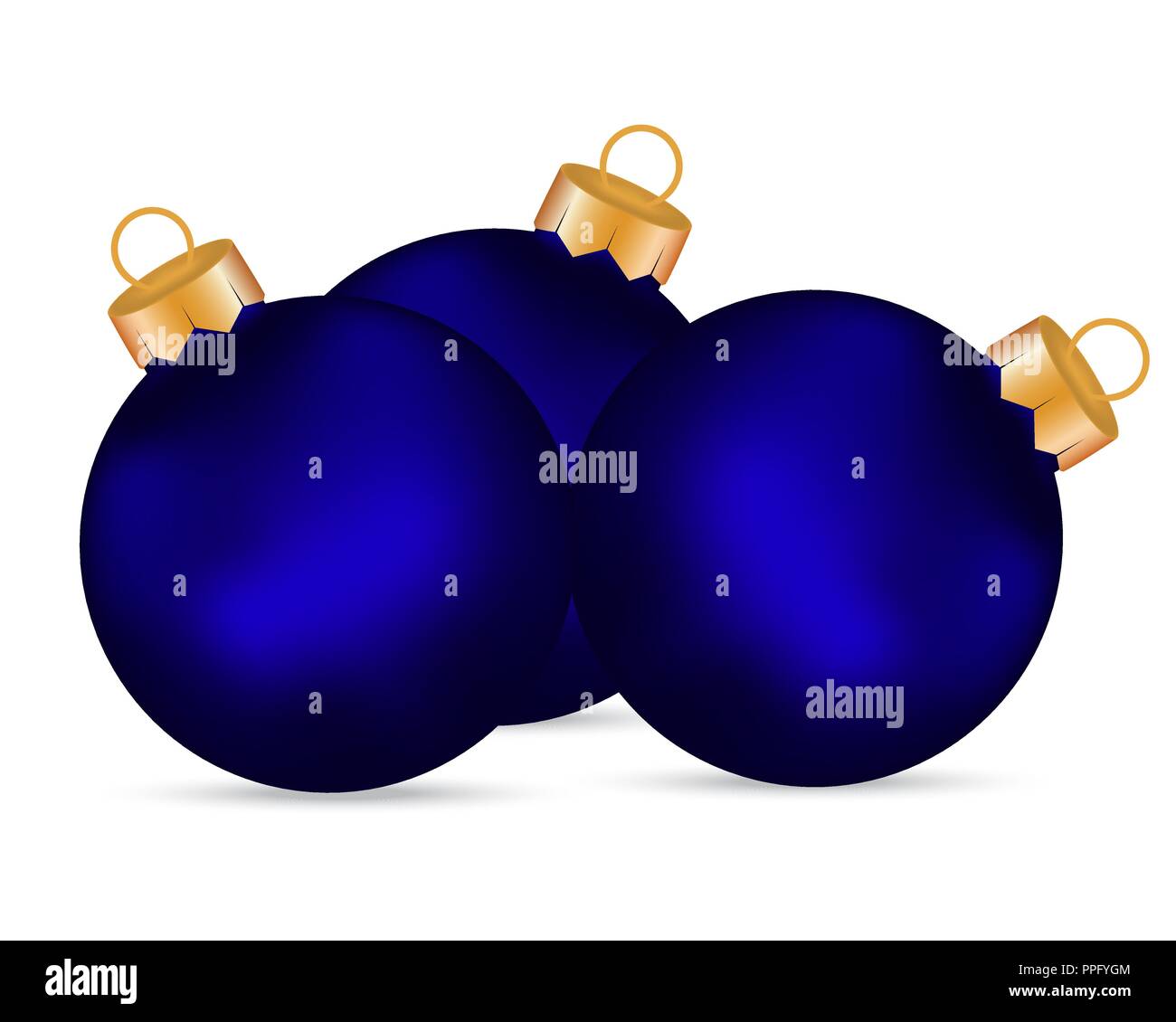 Set crystal balls christmas Cut Out Stock Images & Pictures - Alamy