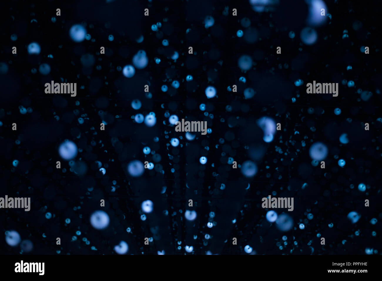 Blue light installation hi-res stock photography and images - Alamy