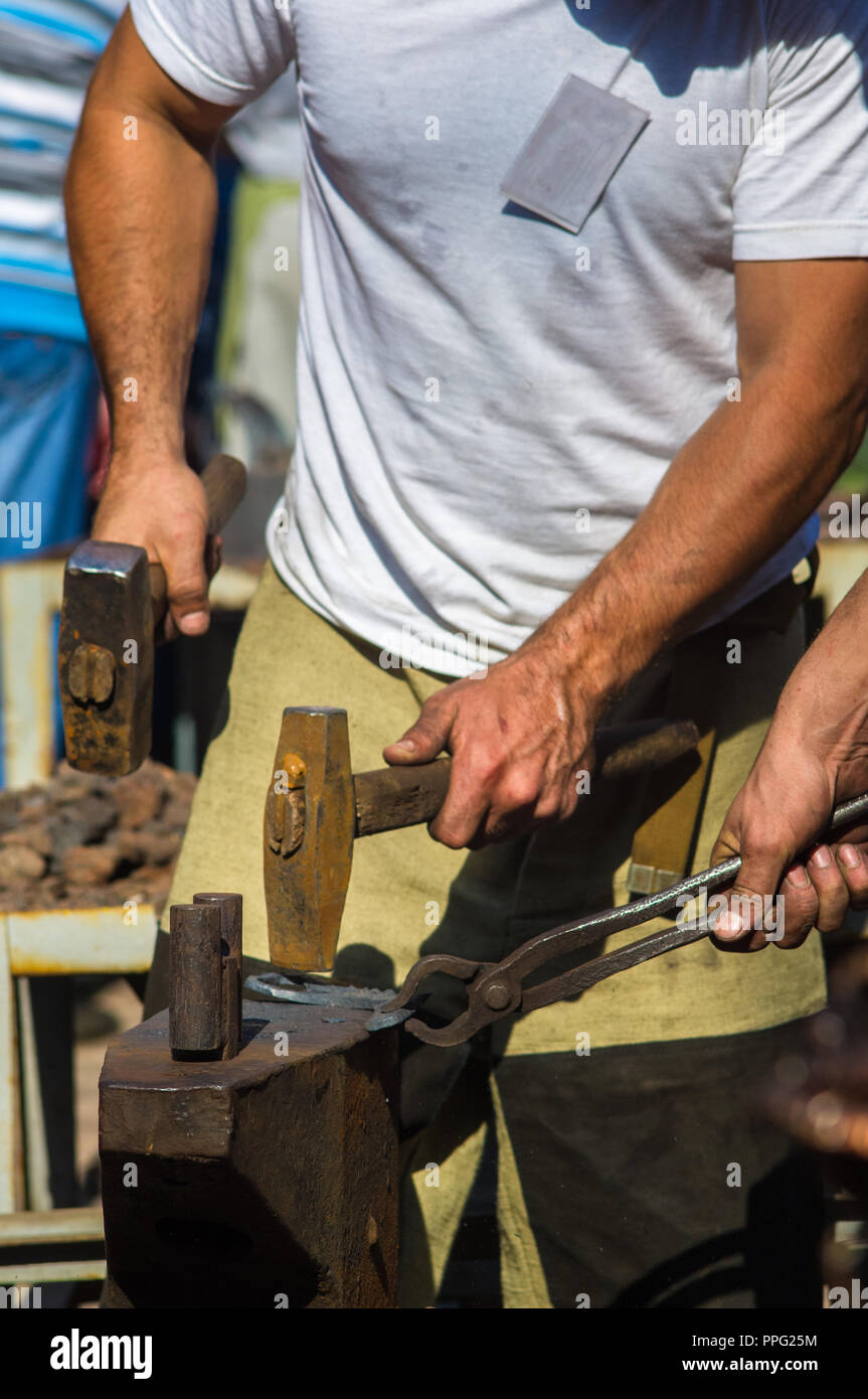 Forging hammer hi-res stock photography and images - Alamy