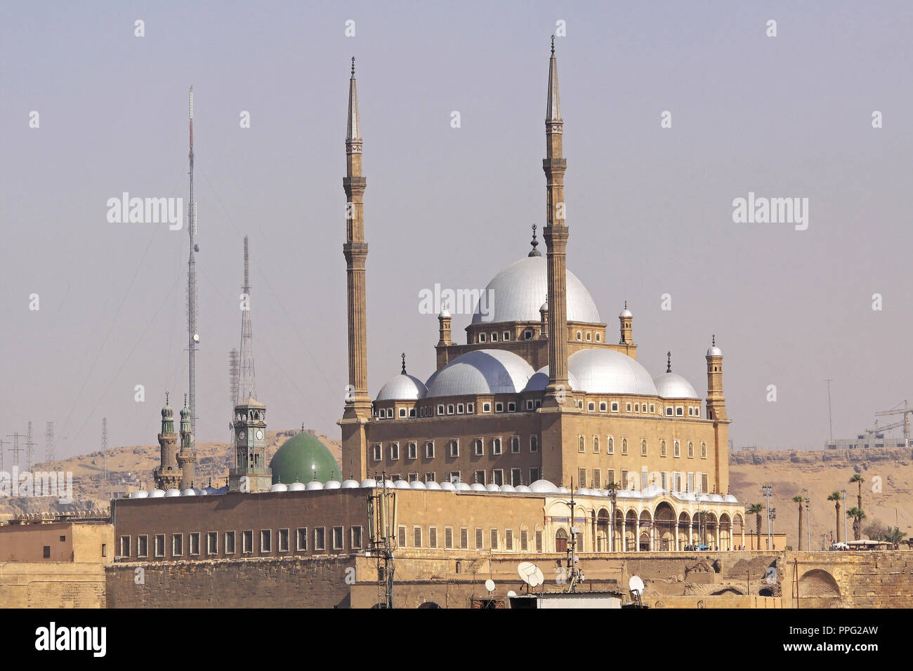 Mohammed Ali Alabaster mosque at Citadel in Cairo Stock Photo - Alamy