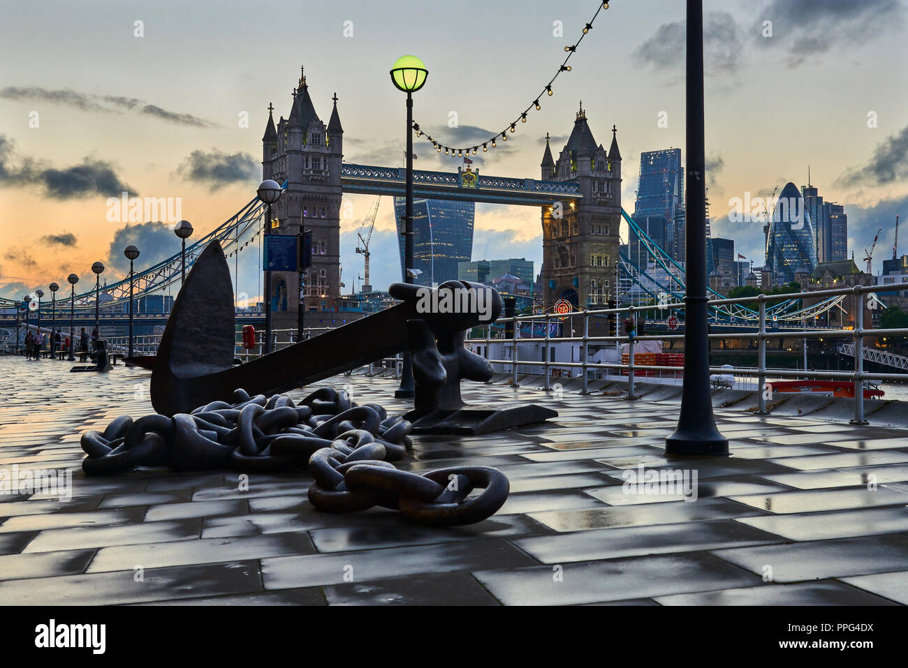 Anchor And Bridge High Resolution Stock Photography and Images - Alamy