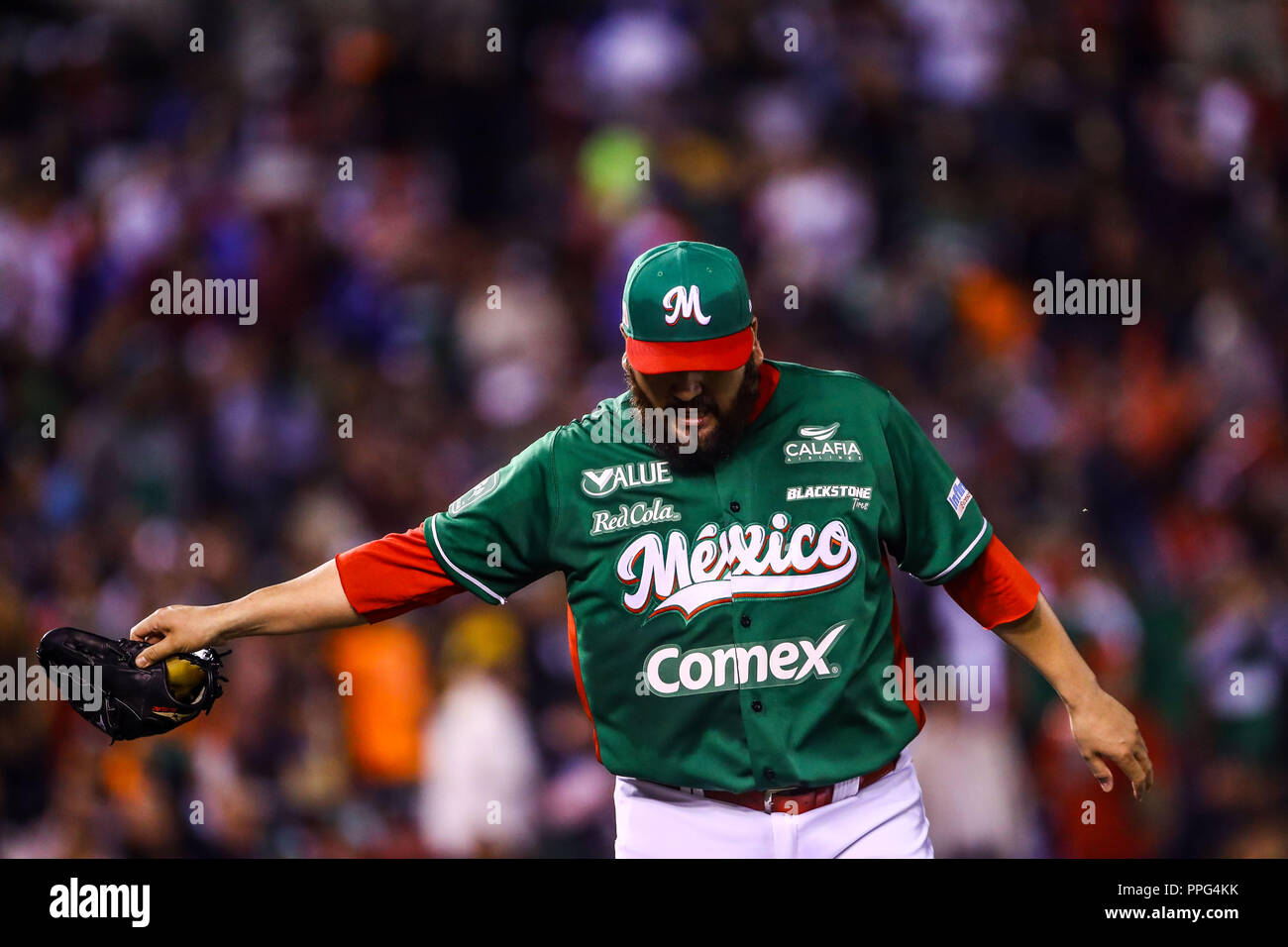 Actions of the Caribbean Series baseball game with the match of ...