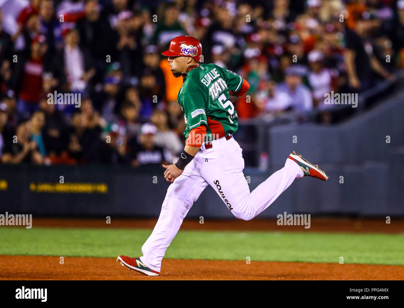Actions of the Caribbean Series baseball game with the match of ...