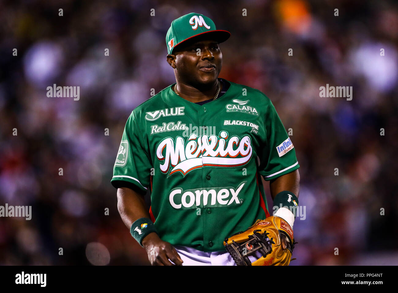 Actions of the Caribbean Series baseball game with the match of ...