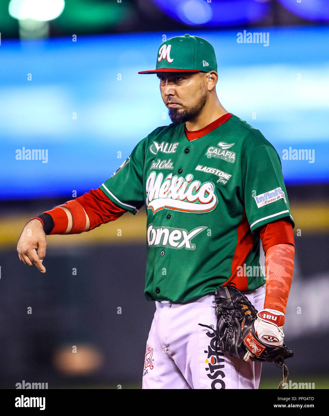 Actions of the Caribbean Series baseball game with the match of ...