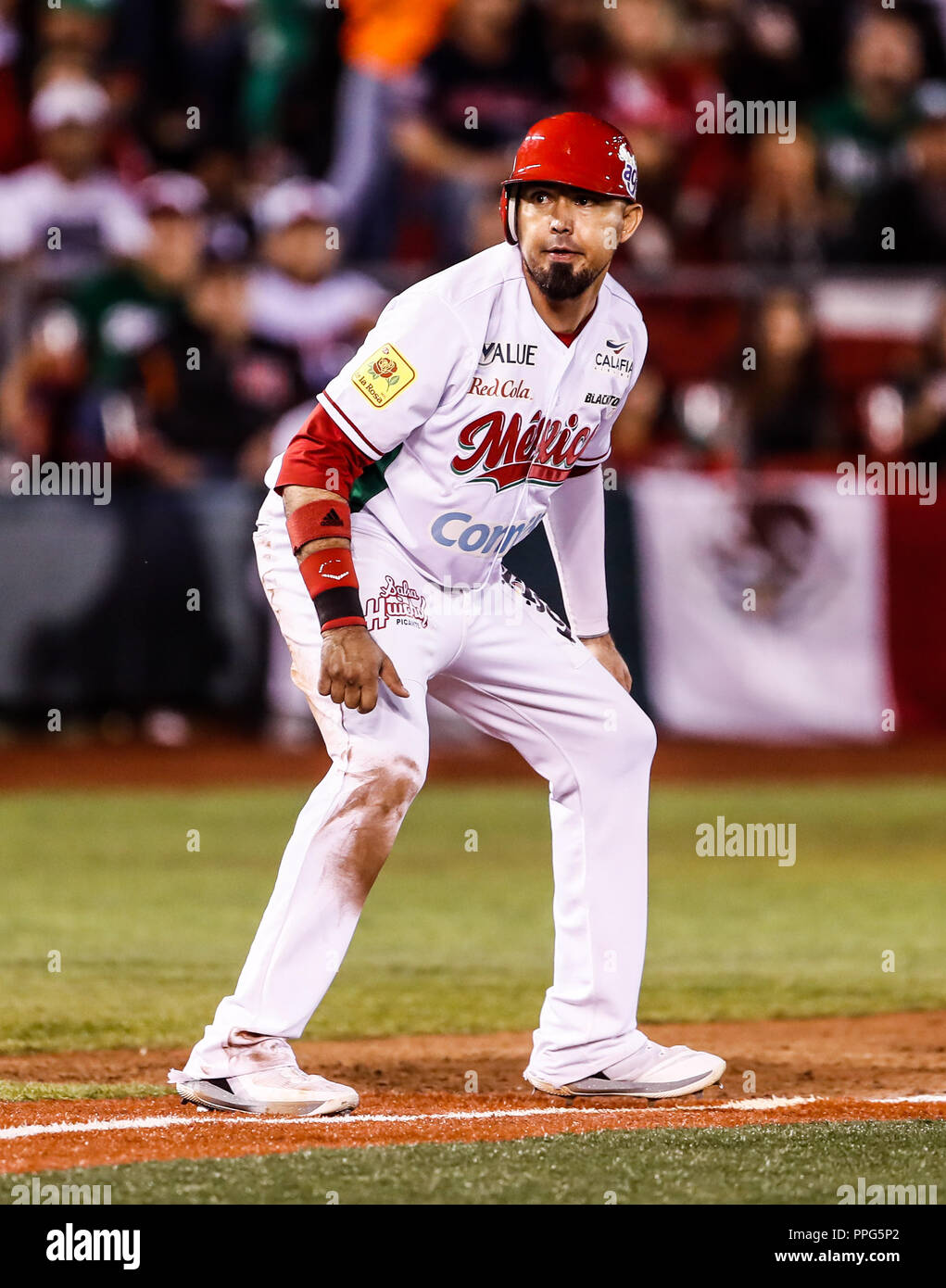 Jesus Castillo de Mexico. Acciones, durante el partido de beisbol de la ...