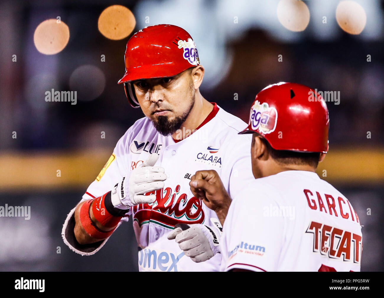 Jesus Castillo de Mexico. Acciones, durante el partido de beisbol de la ...