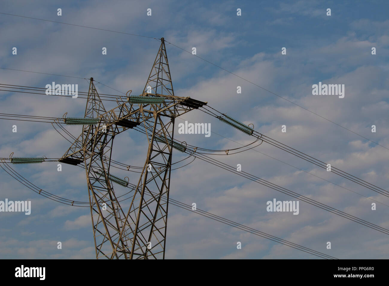 Power pylon italy hi-res stock photography and images - Alamy