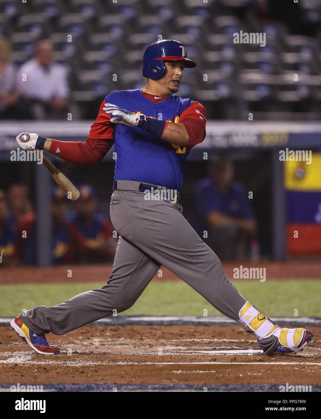 Victor Martinez de Venezuela, durante el partido de desempate italia vs ...