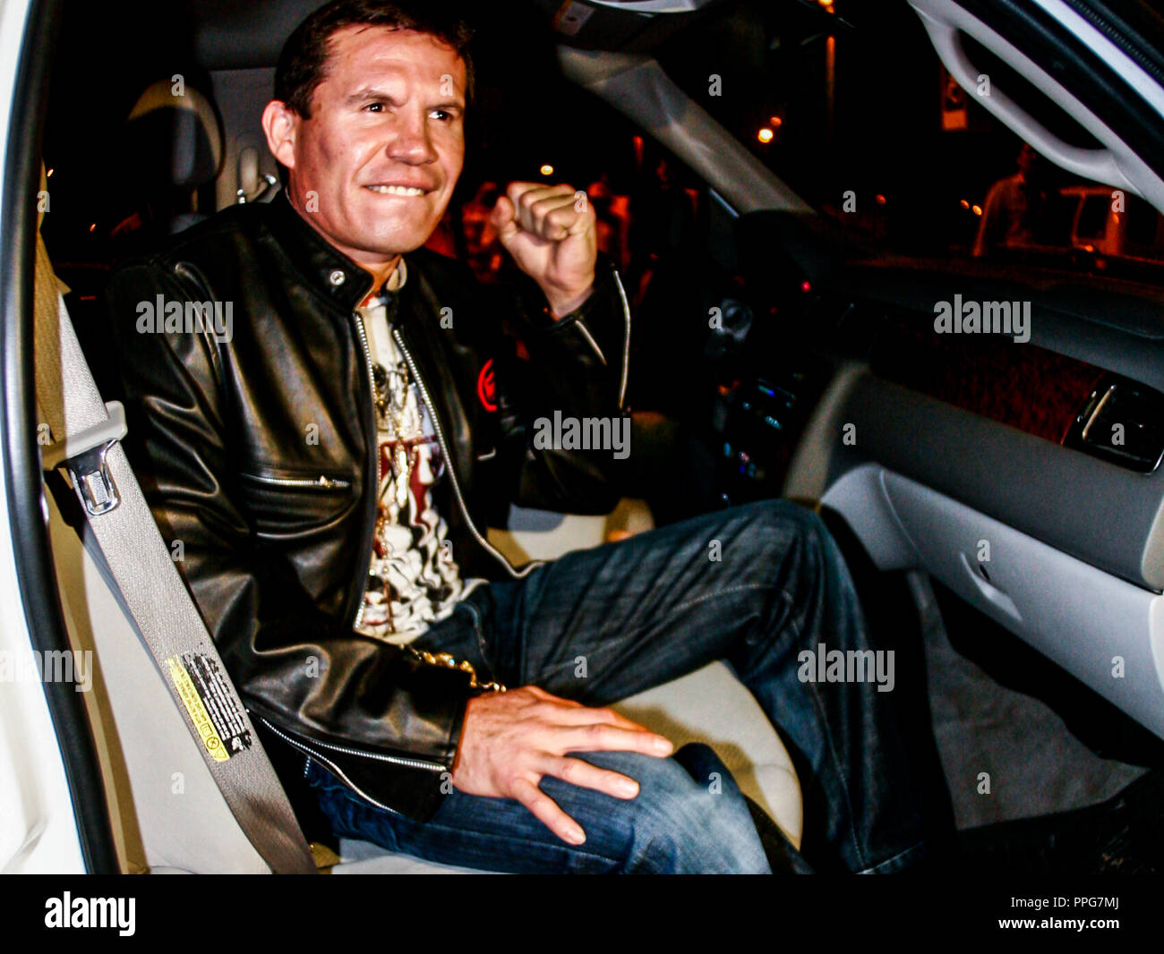 Julio Cesar Chavez, former Mexican boxer and world champion at the ...