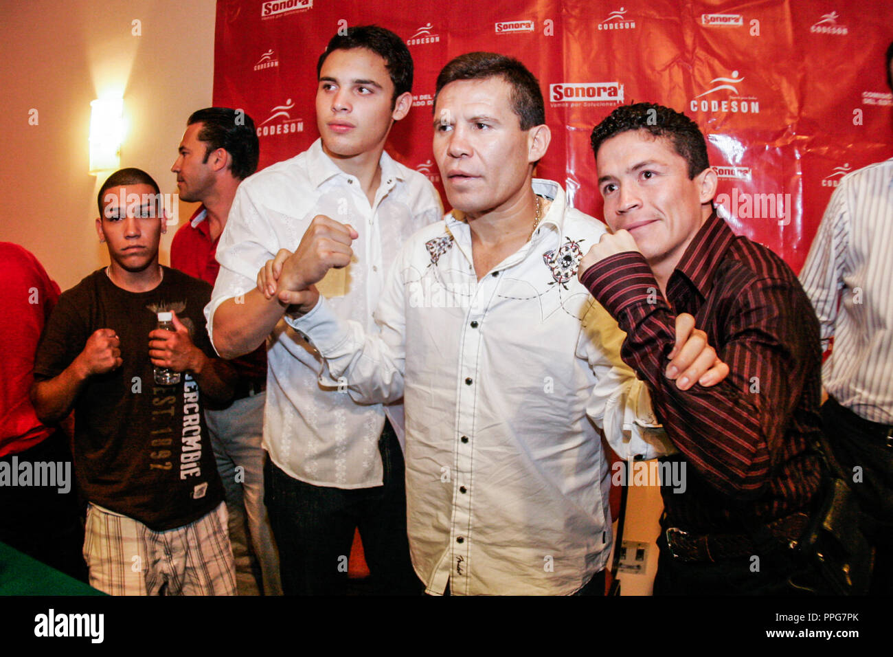Julio Cesar Chavez, former Mexican boxer and world champion at the ...