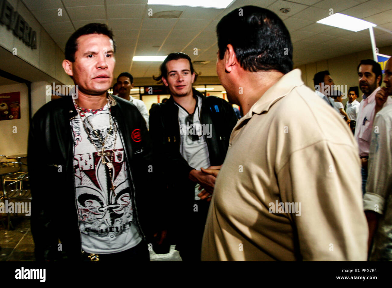 Julio Cesar Chavez, former Mexican boxer and world champion at the ...