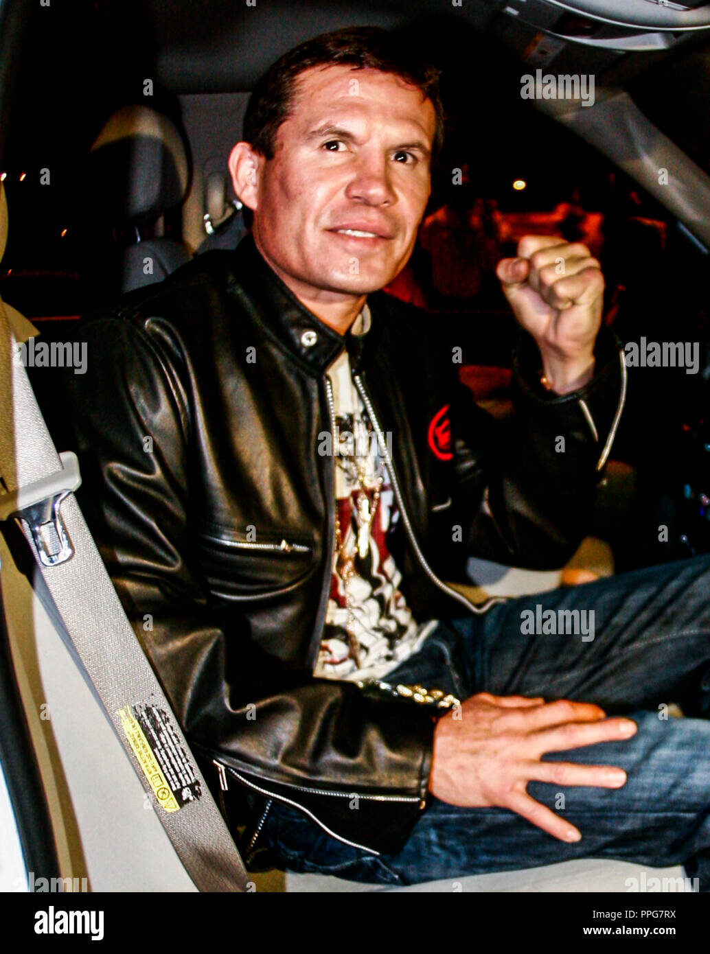 Julio Cesar Chavez, former Mexican boxer and world champion at the ...