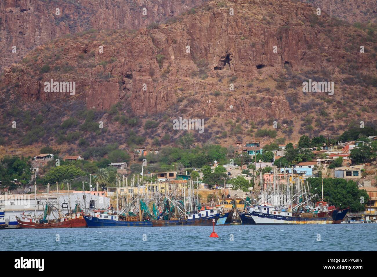 Report of the fishing port of Guaymas Sonora. Reportaje del puerto ...