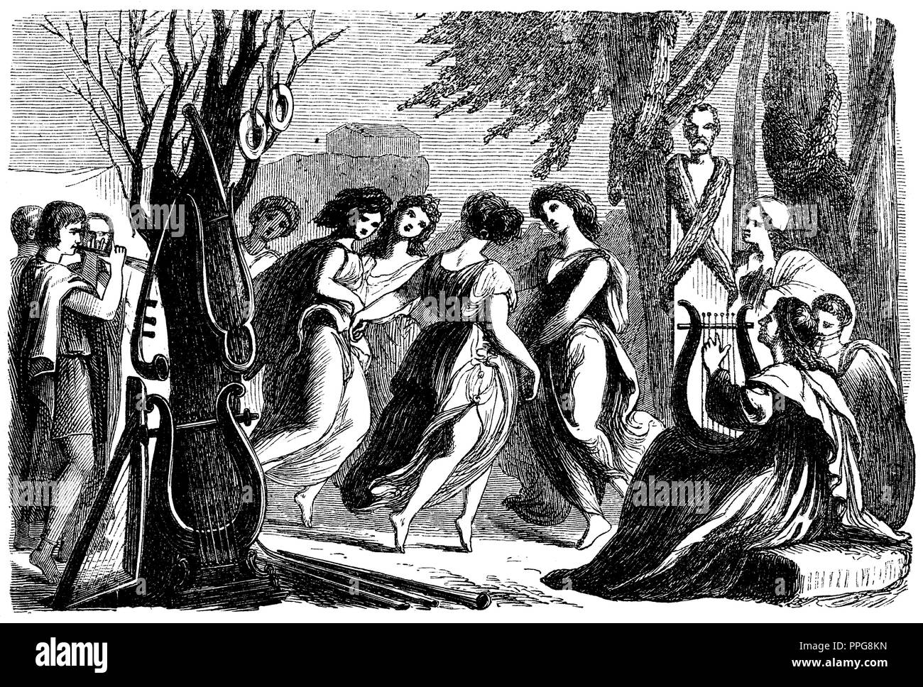 Greek line dance hi-res stock photography and images - Alamy