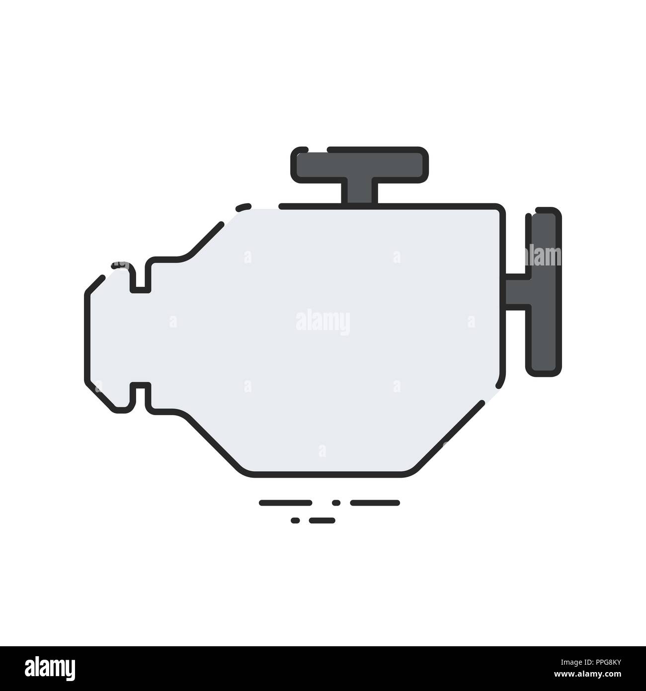 Electric car engine graphic Stock Vector Images - Alamy