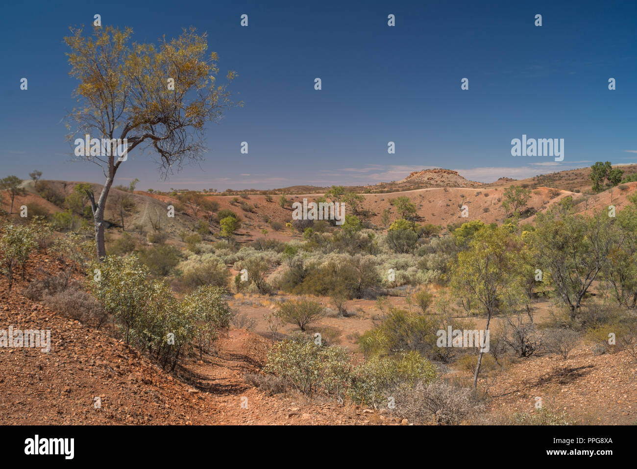 Henbury Meteorite Crater, Central Australia Stock Photo - Alamy
