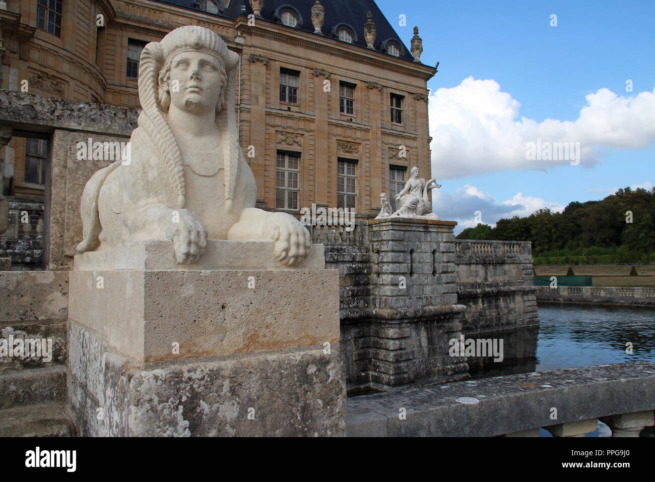 The castle of Vaux-le-Vicomte (France Stock Photo - Alamy