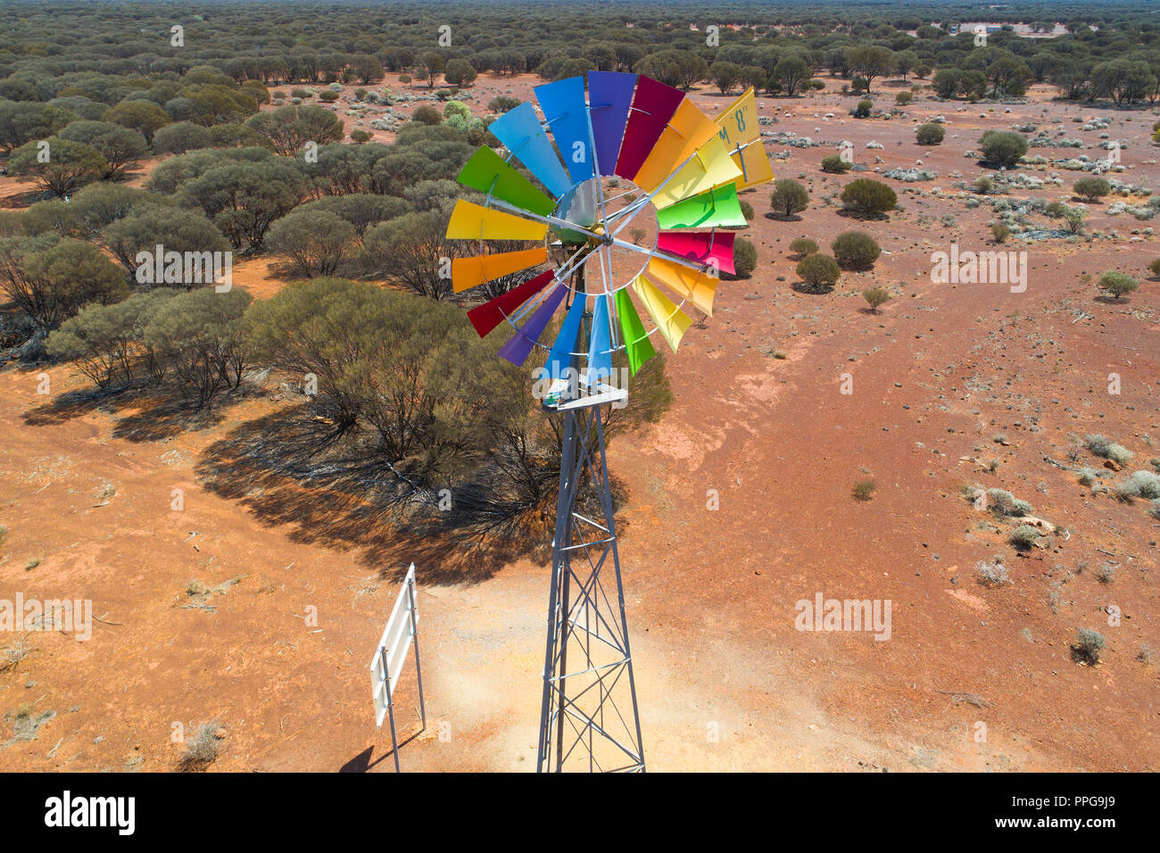 Colourful windmill hi-res stock photography and images - Alamy