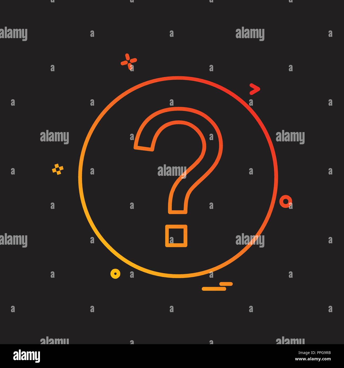 Help icon design vector Stock Vector Image & Art - Alamy