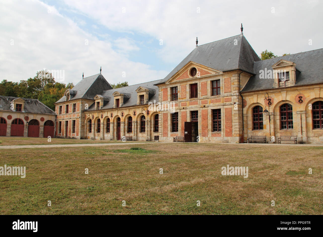 The stables of the castle of Vaux-le-Vicomte (France Stock Photo - Alamy