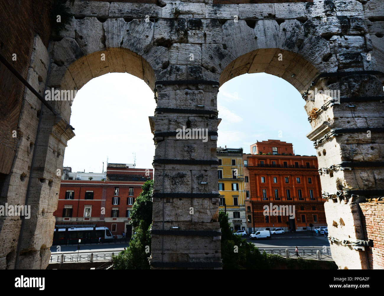 City views from the Colosseum, Rome Stock Photo - Alamy