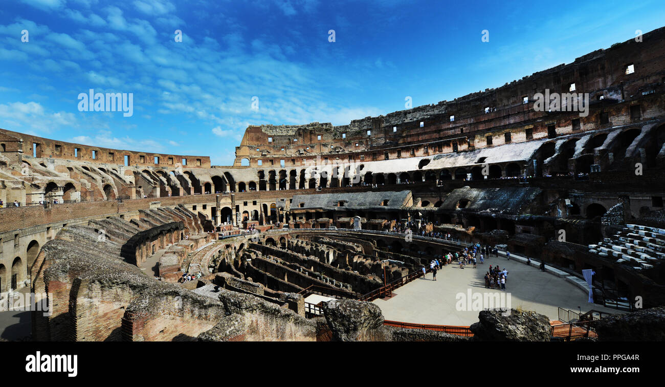 Colosseum from inside hi-res stock photography and images - Alamy
