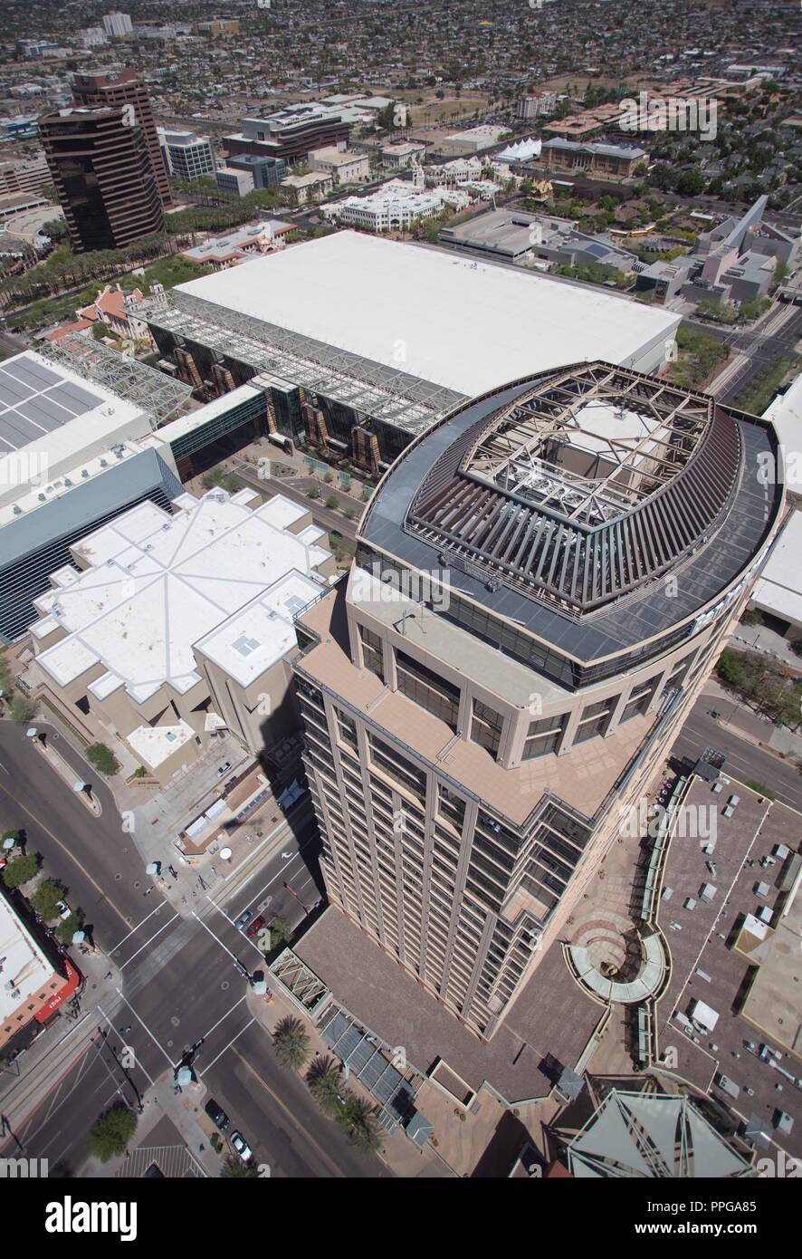Buildings, downtown Phoenix, skyscrapers, tower, metropolis, big city ...