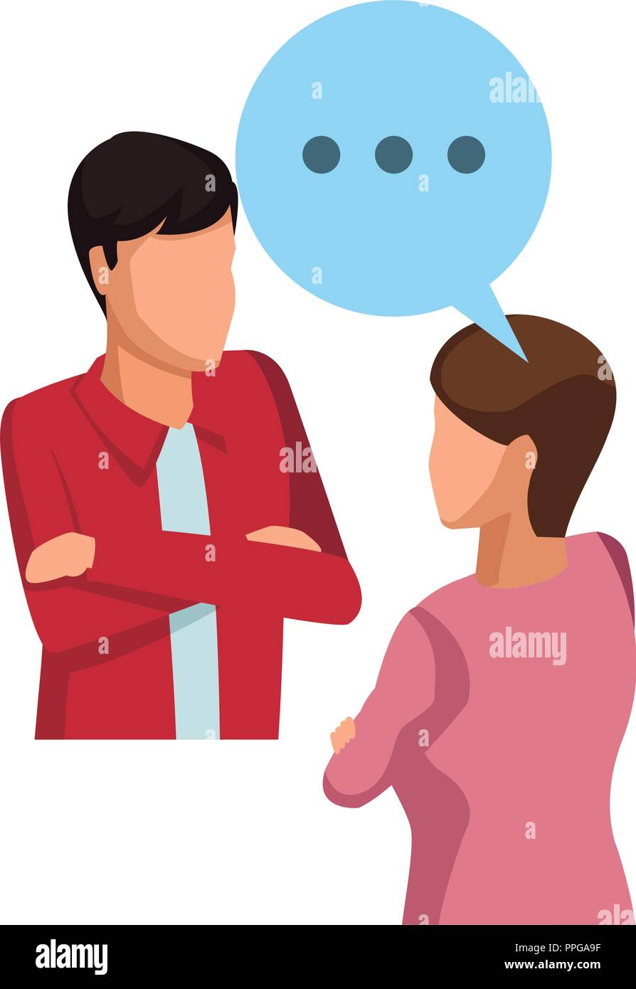 People talking avatar Stock Vector Image & Art - Alamy